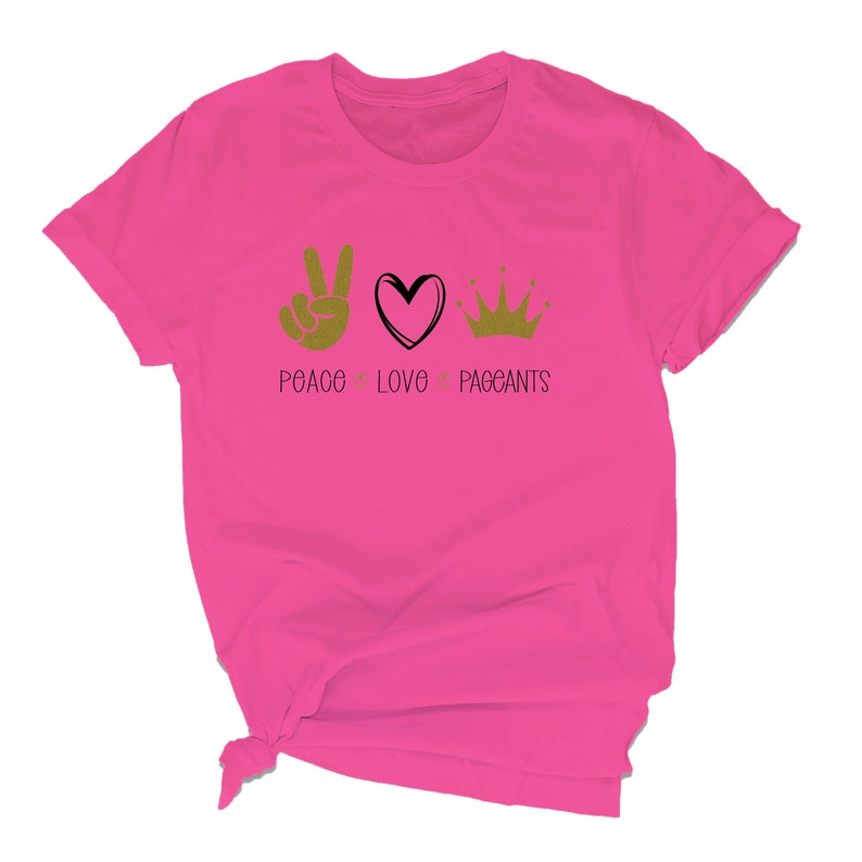 Peace Love Pageants Love Pageants SVG Pageant Cutter File - Etsy