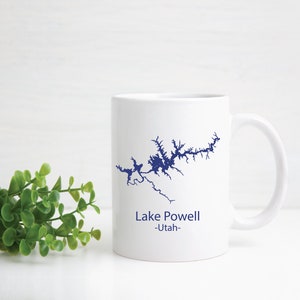 Lake Powell Silhouette SVG | Lake Powell Utah | Powell Lake Designs ...