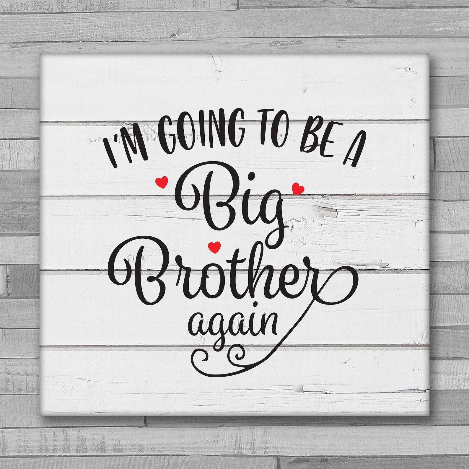 I'm Going to Be A Big Brother Again SVG / Big Brother - Etsy