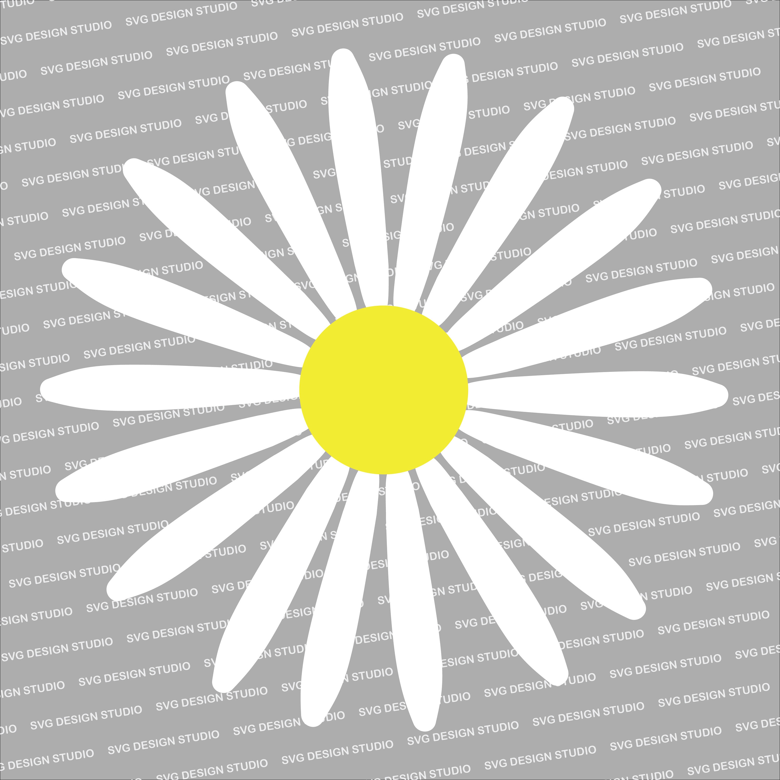 Daisy Svg / Flower / Vectored Daisy Files For Cricut / Digital | Etsy