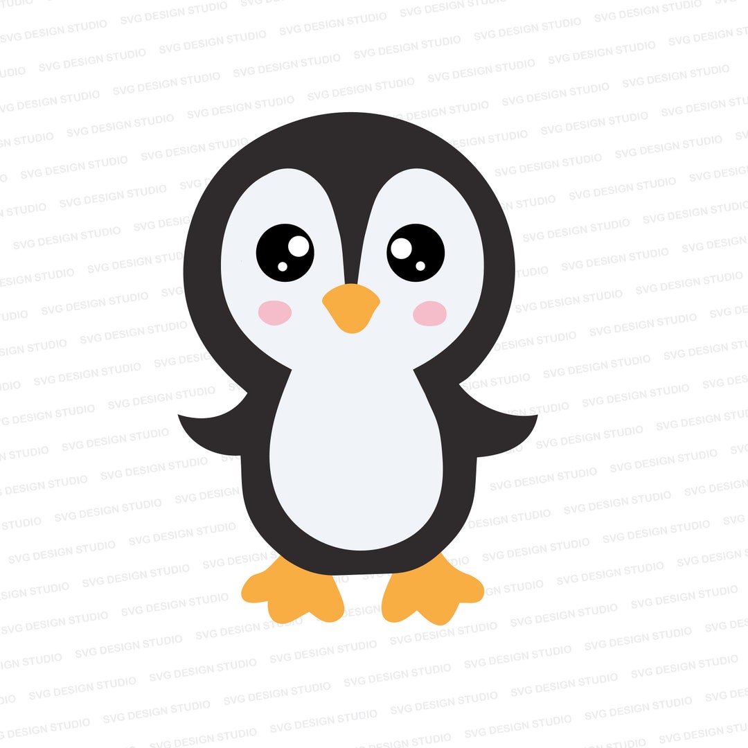Penguin Svg, Vectored Penguin, Penguin Svg Files for Cricut Silhouette ...