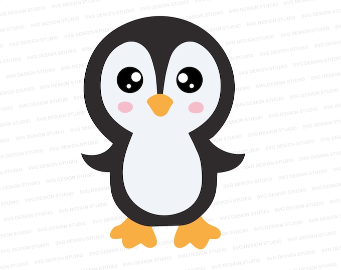 Penguin Svg, Vector Penguin, Penguin Png, Cute Penguin Svg, Svg Files ...