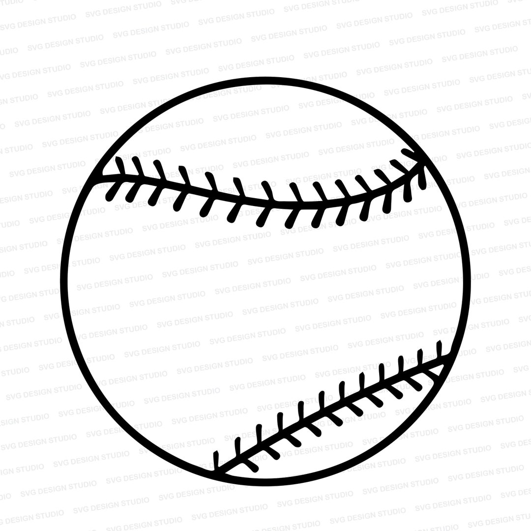 Vectored Baseball / Baseball SVG / Baseball Cutter File / Baseball DXF ...