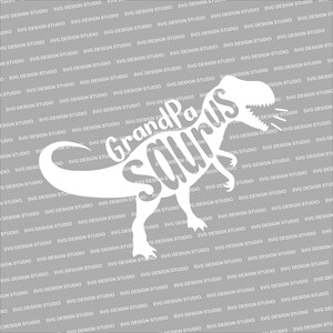 Grampy Saurus SVG | T-rex Grandpa SVG | Grampa Dinosaur Cut File Cricut ...