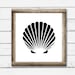 Clam Shell / Vectored Clam Shell Design / Clam Shell Cutter File ...