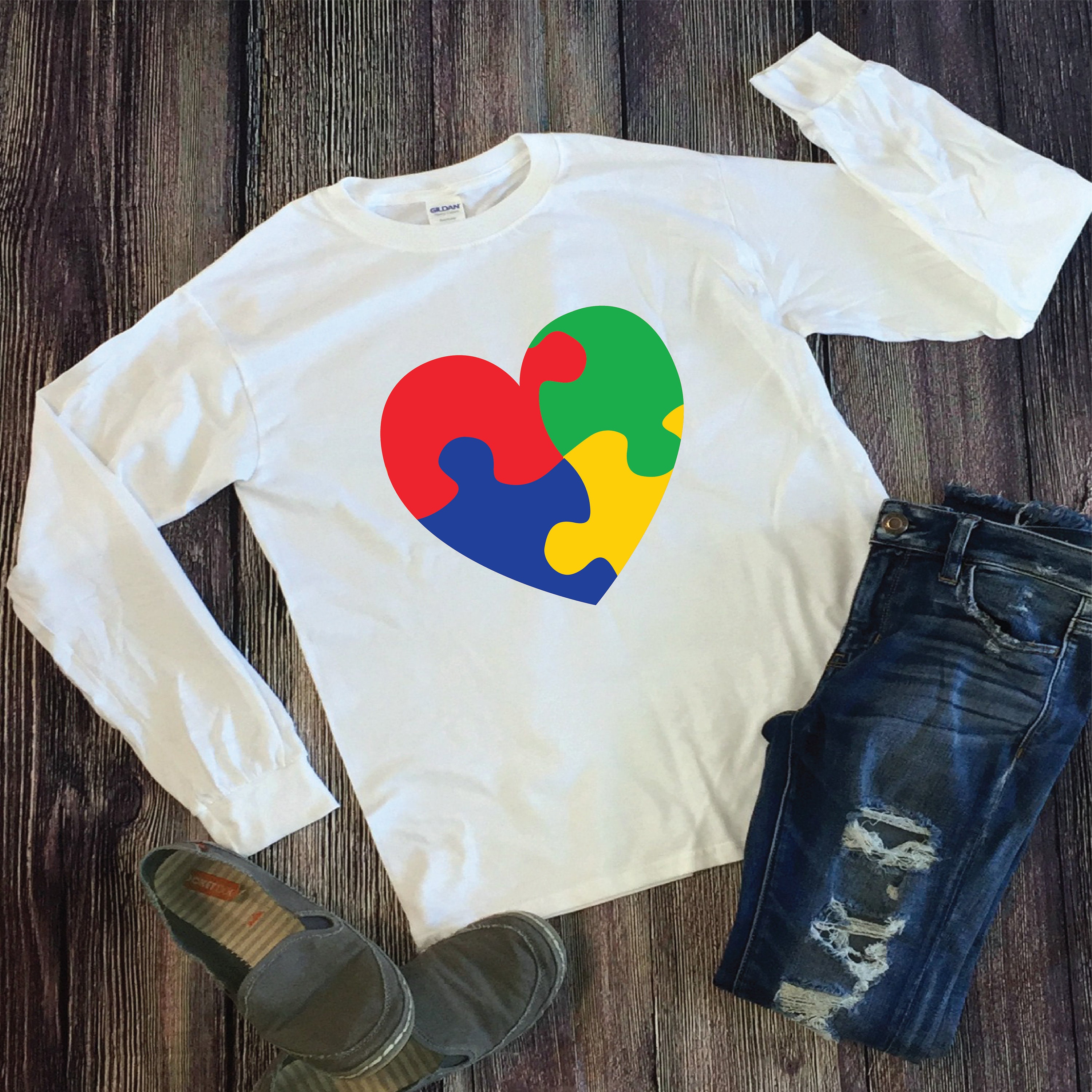 Autism Heart SVG / Autism Puzzle Heart Design / Autism SVG / Autism ...