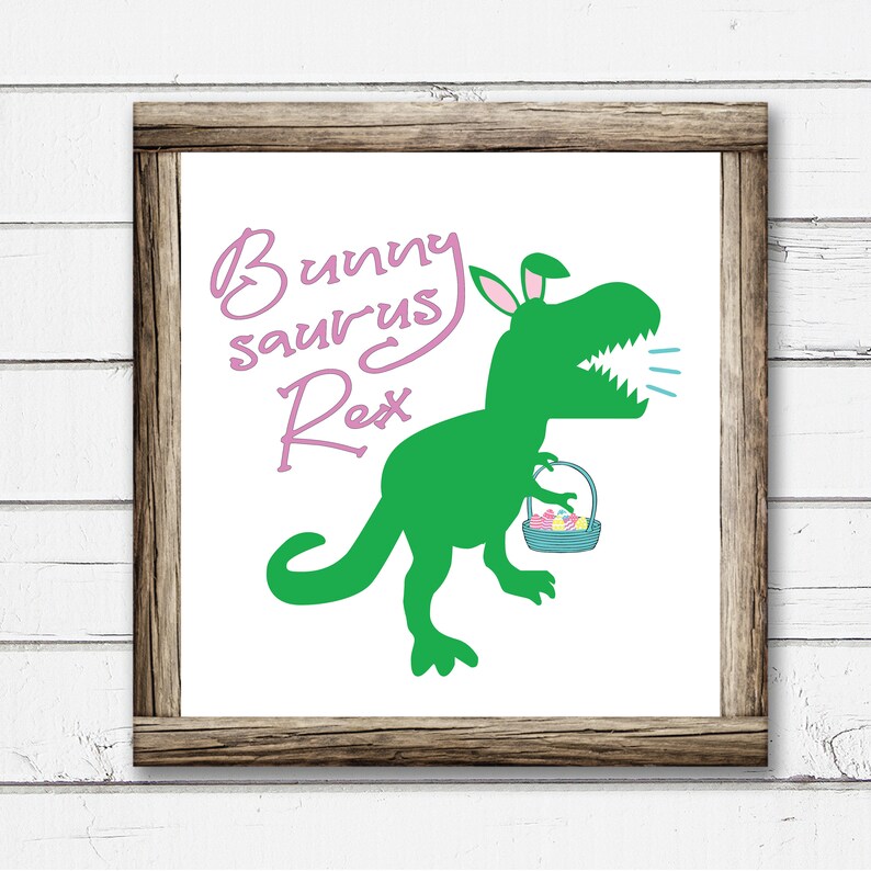 Bunny Saurus Rex SVG / Easter Bunny Trex / Easter Trex SVG / Svg Files ...