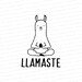Llamaste SVG, Llama Yoga Svg, Namaste Llama Svg, Cut File Cricut ...