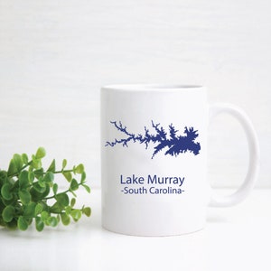 Lake Murray Silhouette SVG | Murray Lake South Carolina Design Cutter ...