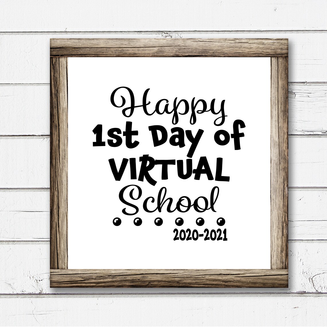 Happy 1st Day of Virtual School SVG / Elementary School Shirt | Etsy