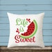 Life is Sweet SVG / Watermelon File / Sweet Watermelon DXF / Onesie Svg ...