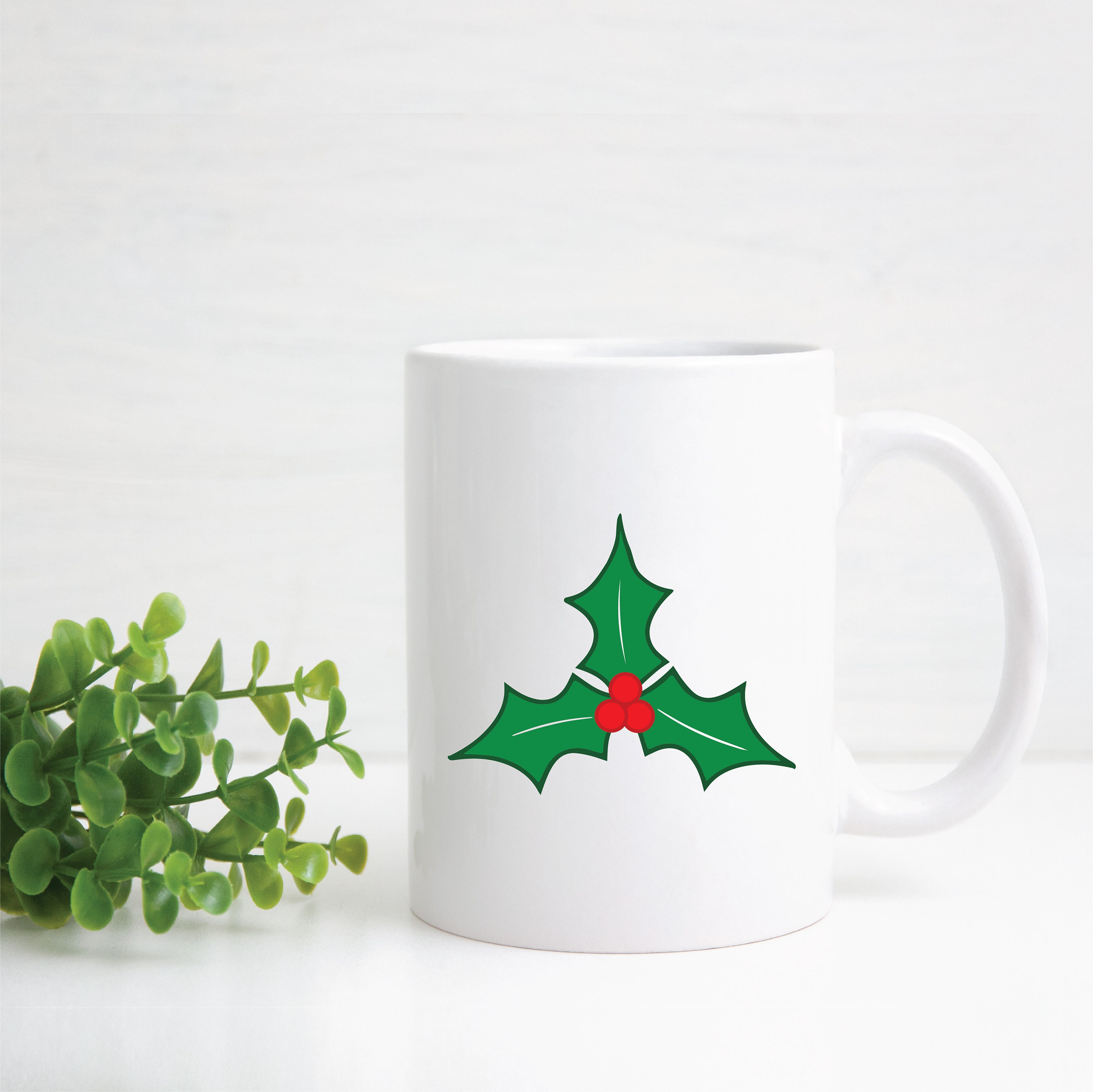 Holly Leaves SVG | Christmas Holly SVG | Christmas Holly Cut File ...