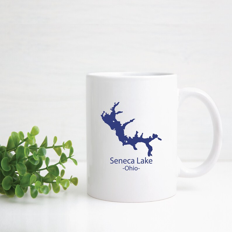 Seneca Lake Silhouette SVG Seneca Lake Ohio Design Cutter | Etsy