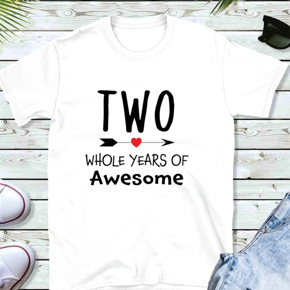 Two Whole Years of Awesome SVG Kid's Second Year Svg | Etsy