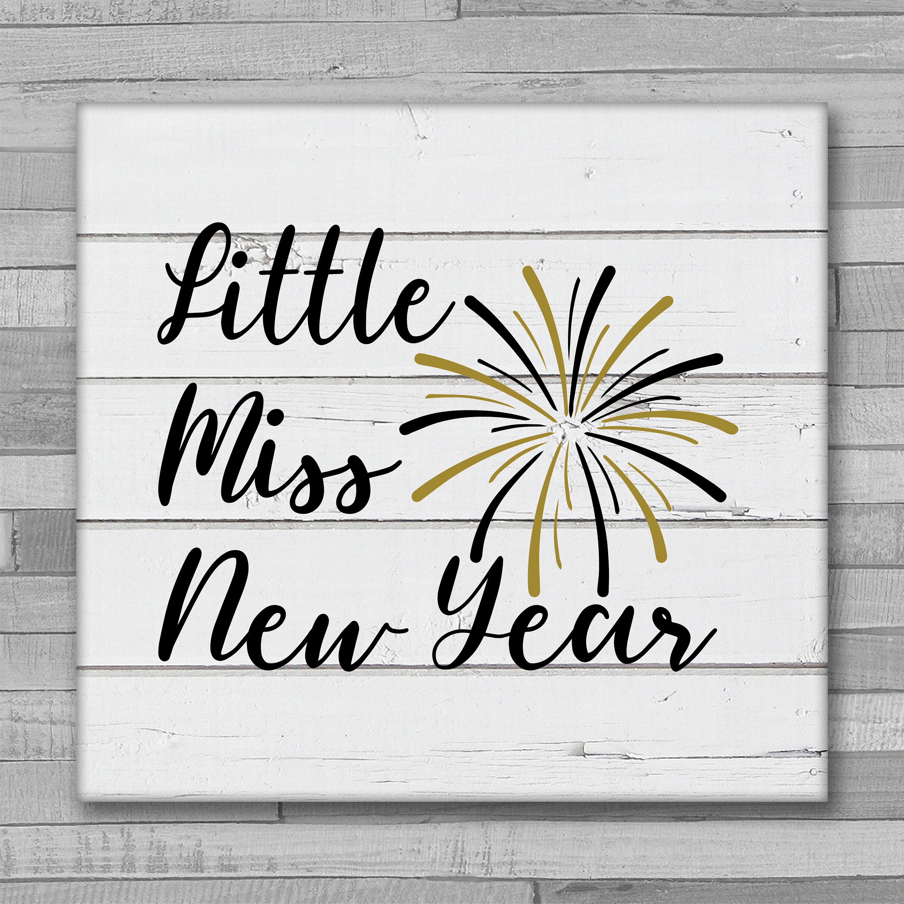 Little Miss New Year SVG New Year svg Holiday Shirt svg | Etsy