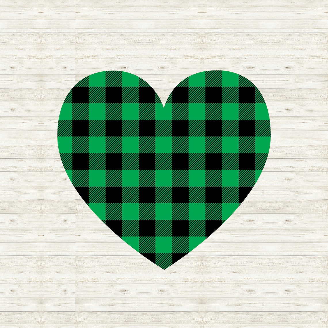 Plaid Valentine's Heart SVG Plaid Hearts SVG Plaid | Etsy