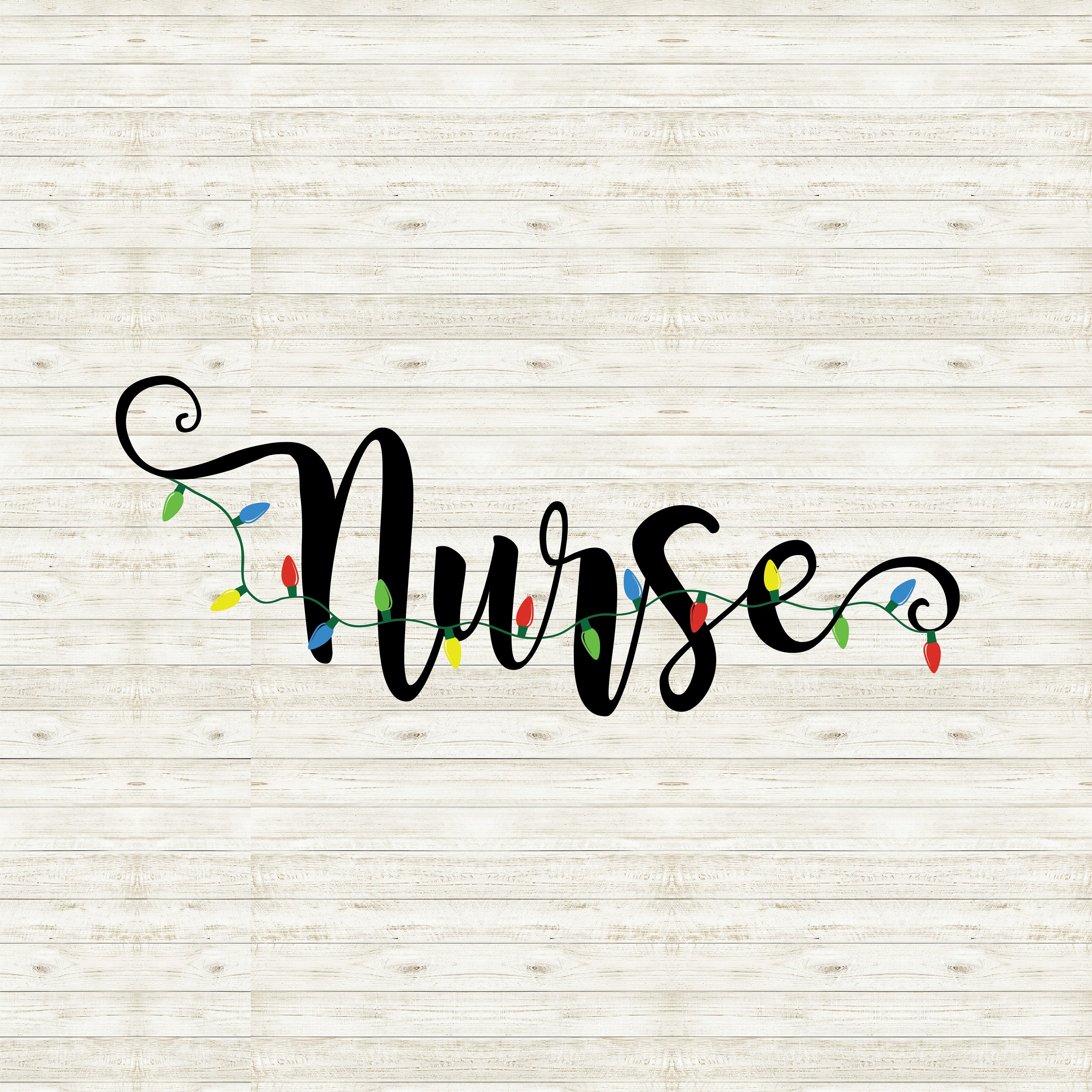 Nurse Christmas Lights SVG | Nurse Christmas Shirt SVG | Nurse ...
