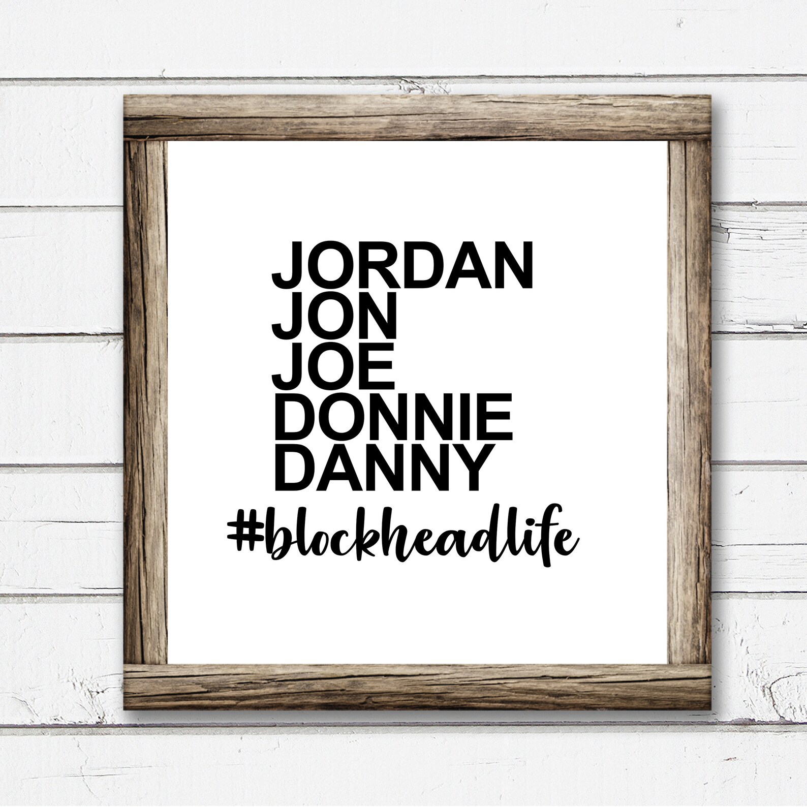 Blockhead Life With Names SVG | #blockheadlife Design SVG | Blockhead ...