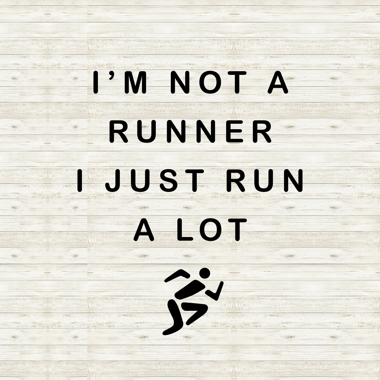 I'm Not A Runner I Just Run A Lot SVG Running Psychology - Etsy