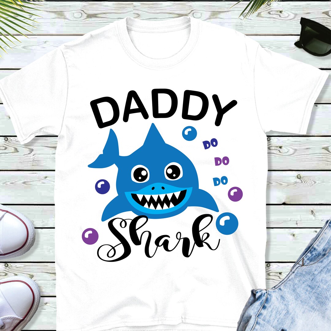 Daddy Shark Svg, Shark Svg, Shark Daddy Boy Svg, Shark Do Do Do, Daddy ...