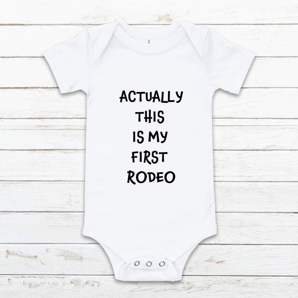This Actually is My First Rodeo Svg - Etsy