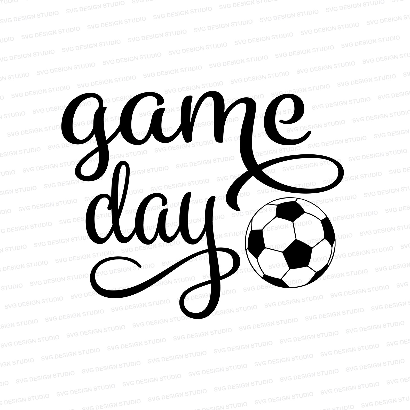 Game Day Soccer SVG, Soccer Shirt SVG, Sports SVG, Athletes, High ...