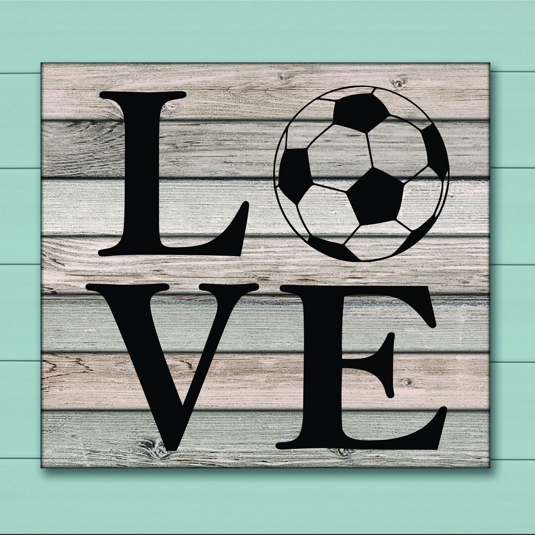 Love Soccer SVG / Soccer Love SVG / Love Soccer Cutter File / Soccer ...