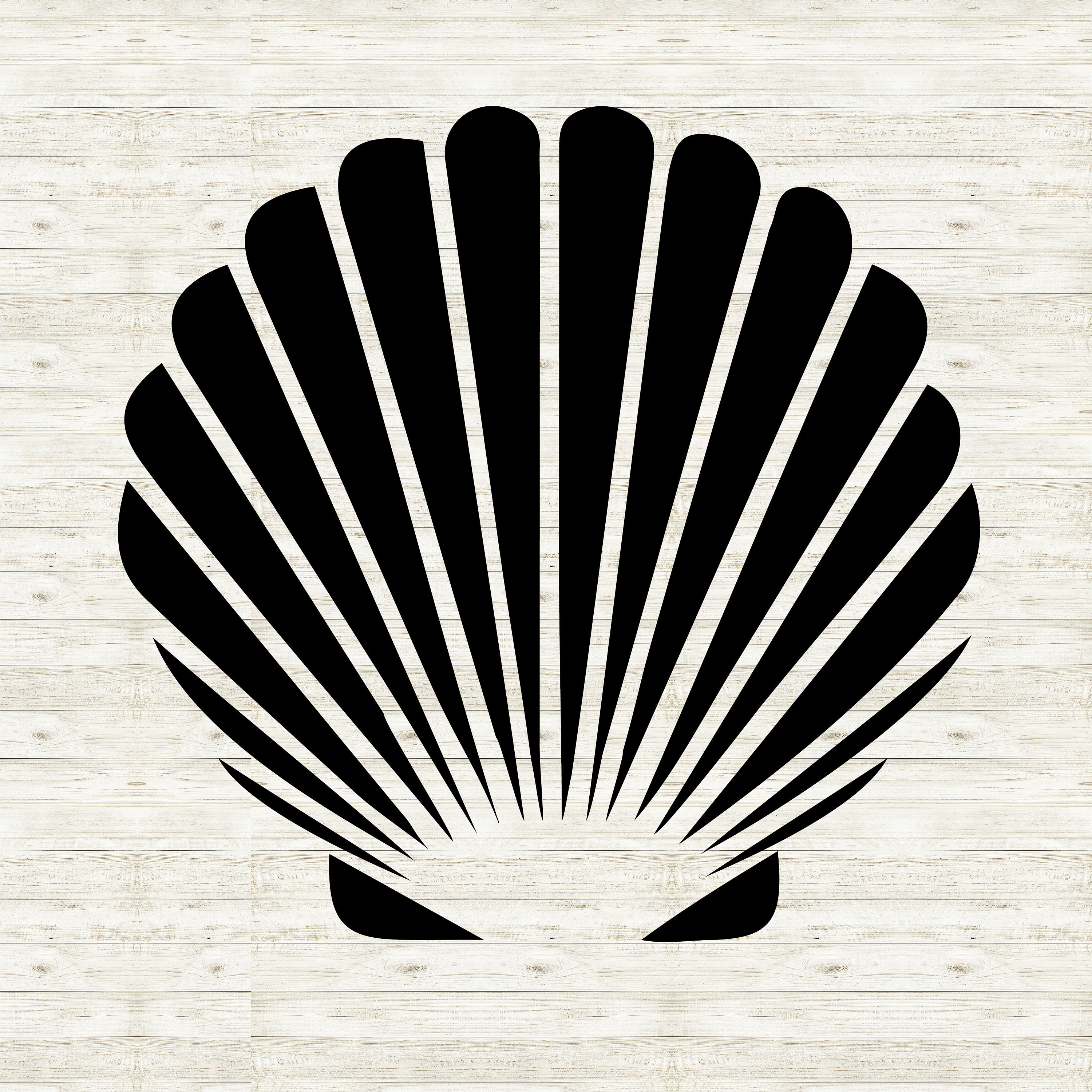 Clam Shell Silhouette