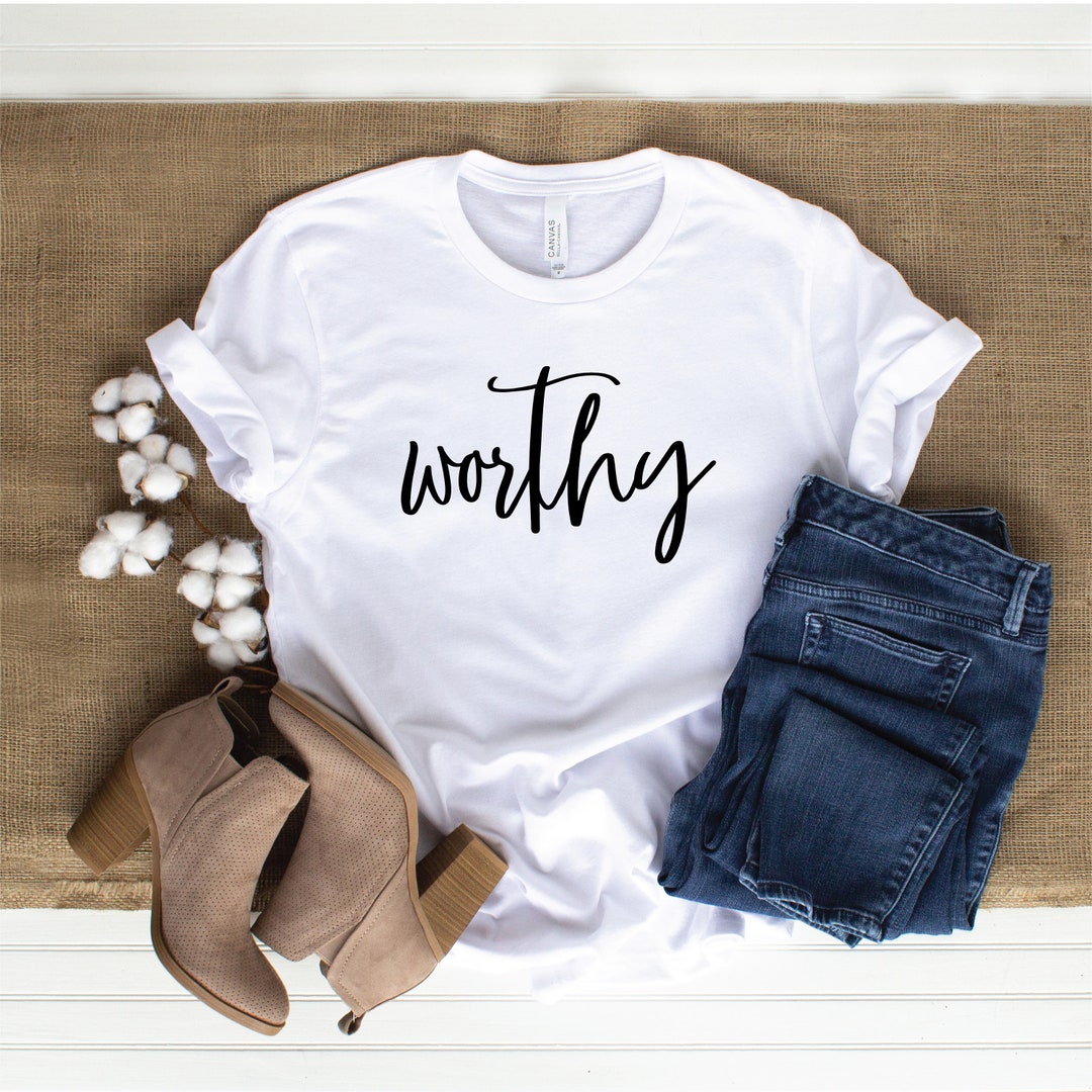 Worthy Cross Svg, Christian Shirt Design, Worthy Svg, Dxf, Eps, Png ...