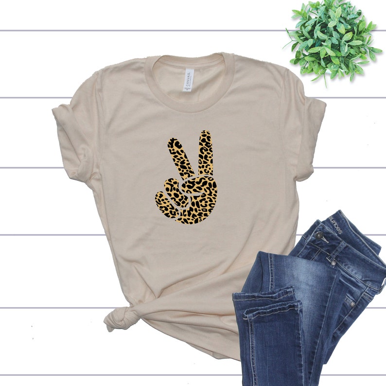 Leopard Peace Sign SVG / Hand Two Fingers SVG / Leopard Peace Hand Sign ...