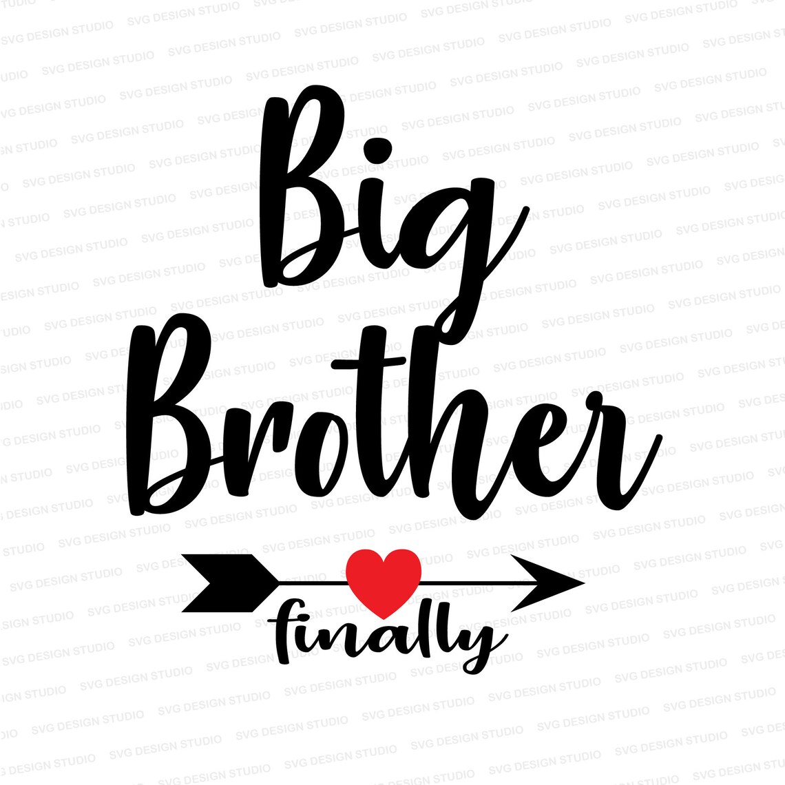 Big Brother Finally SVG / Big Brother Finally Shirt Graphic | Etsy