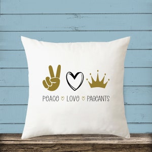 Peace Love Pageants | Love Pageants SVG | Pageant Cutter File | Pageant ...