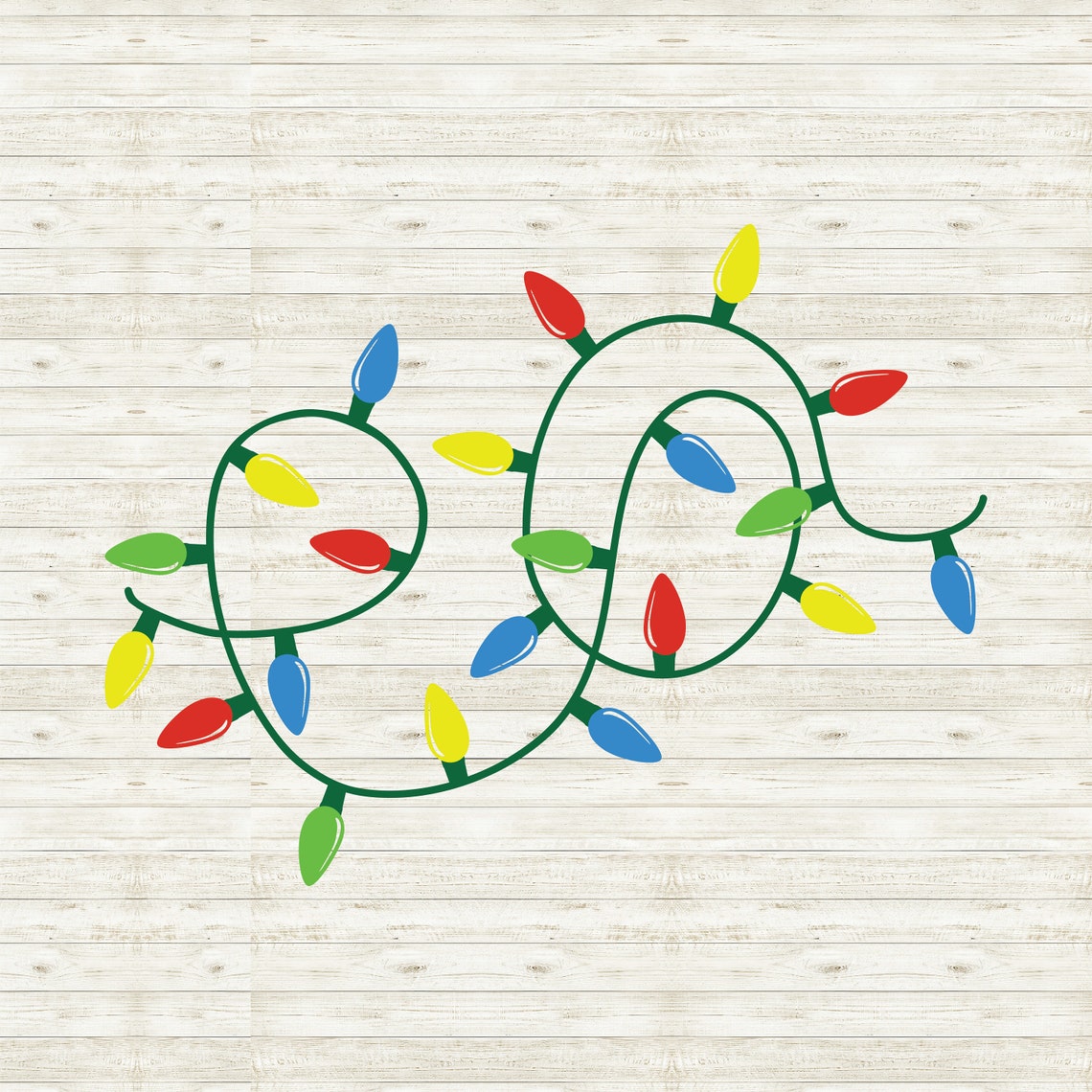 Christmas Lights SVG | String of Christmas Lights SVG | Tangled ...