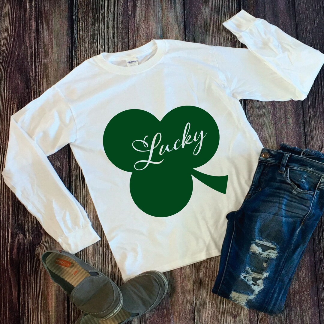 Lucky in A Shamrock Svg | Cute Lucky Shamrock Svg Dxf Png | St Paddys ...