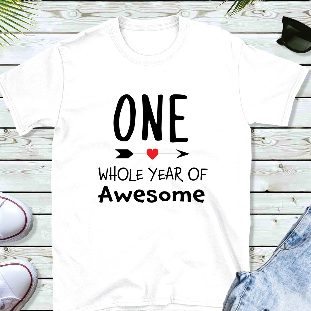 One Whole Year of Awesome SVG, Kid's One Year Svg, Cute Kid Design Svg ...