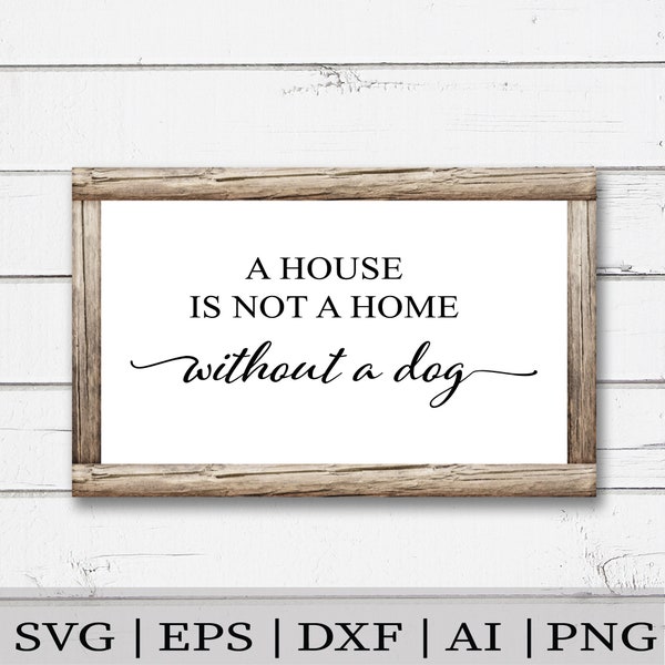 A Home Without a Dog - Etsy