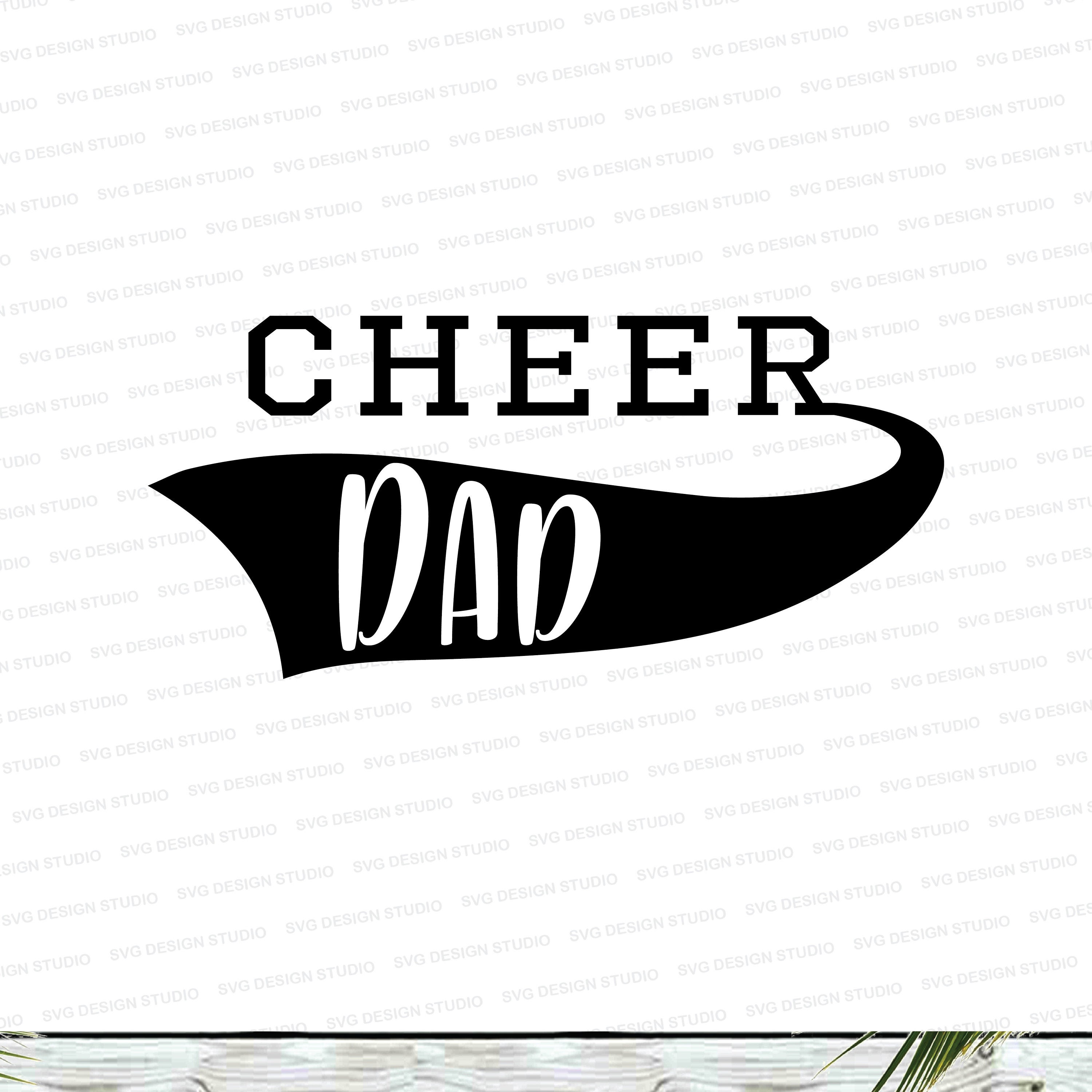 Cheer Papa SVG Sport Papa geschnitten Datei Süße Papa | Etsy