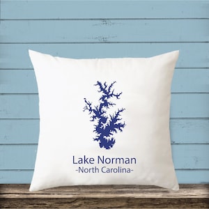Lake Norman Silhouette SVG | Norman Lake North Carolina Design Cutter ...