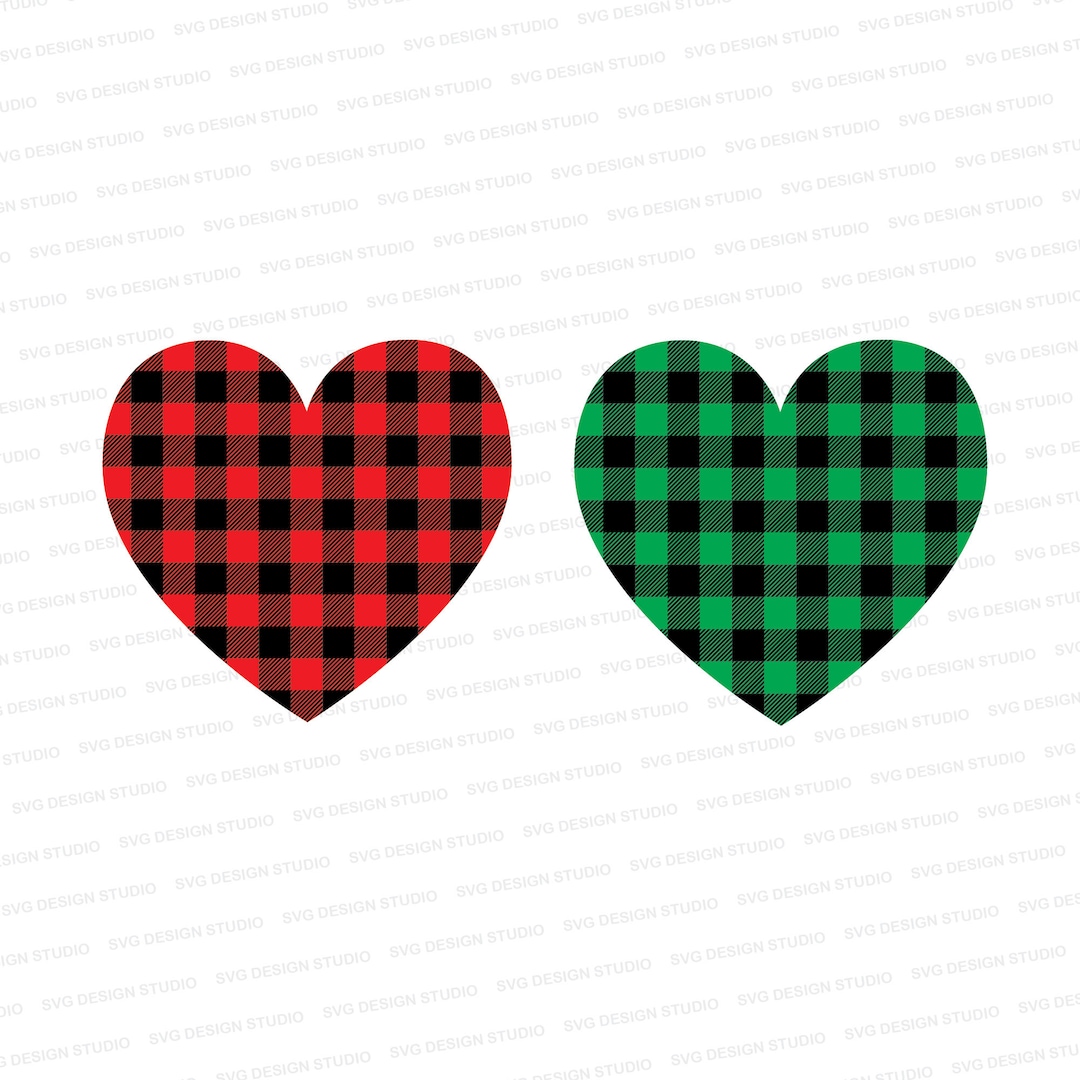 Plaid Valentine's Heart SVG | Plaid Hearts SVG | Plaid Heart for Shirt ...