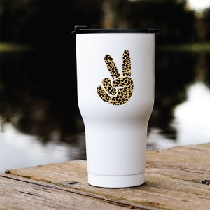 Leopard Peace Sign SVG / Hand Two Fingers SVG / Leopard Peace Hand Sign ...