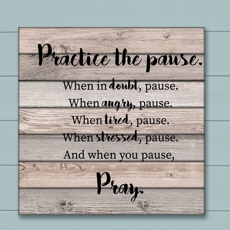 Practice the Pause SVG / the Pause SVG / Files for Cricut / - Etsy