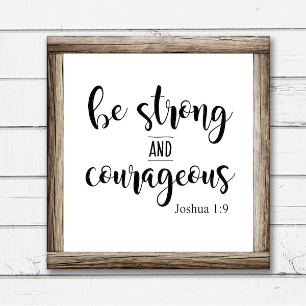 Joshua 1 9 Images - Etsy