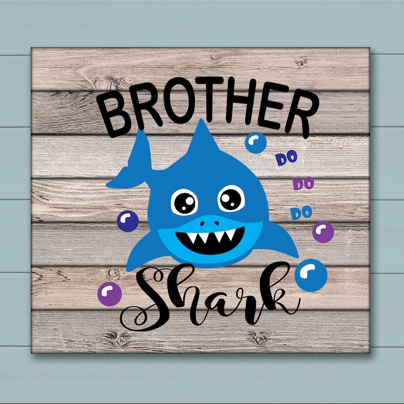 Brother Shark Svg Shark Svg Shark Brother Boy Svg Shark Do - Etsy