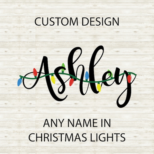 Name in Lights - Etsy