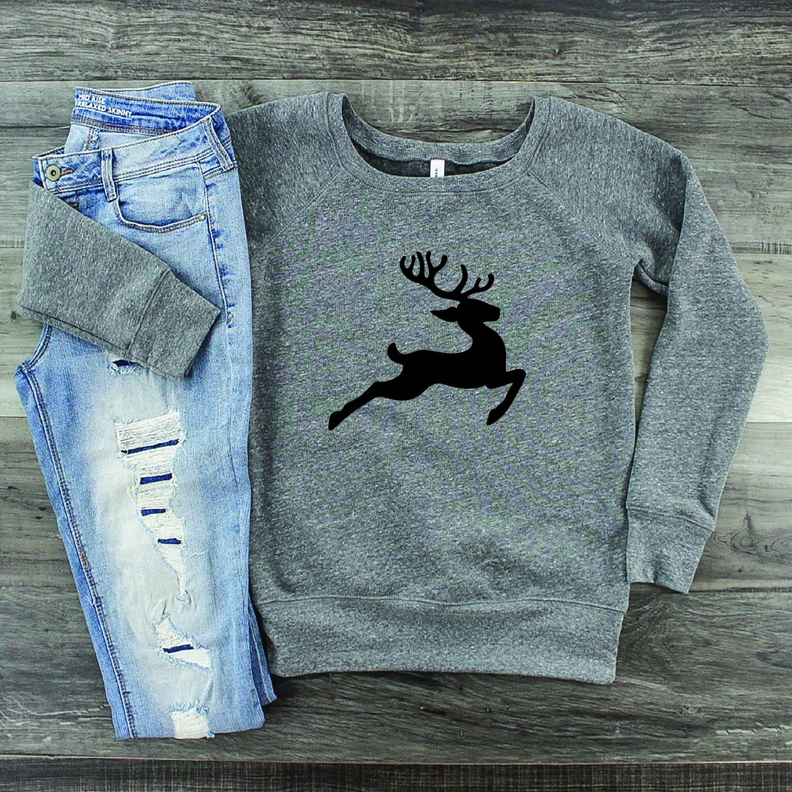 Silueta de reno SVG / Silueta de reno de Navidad SVG / Rudolph | Etsy