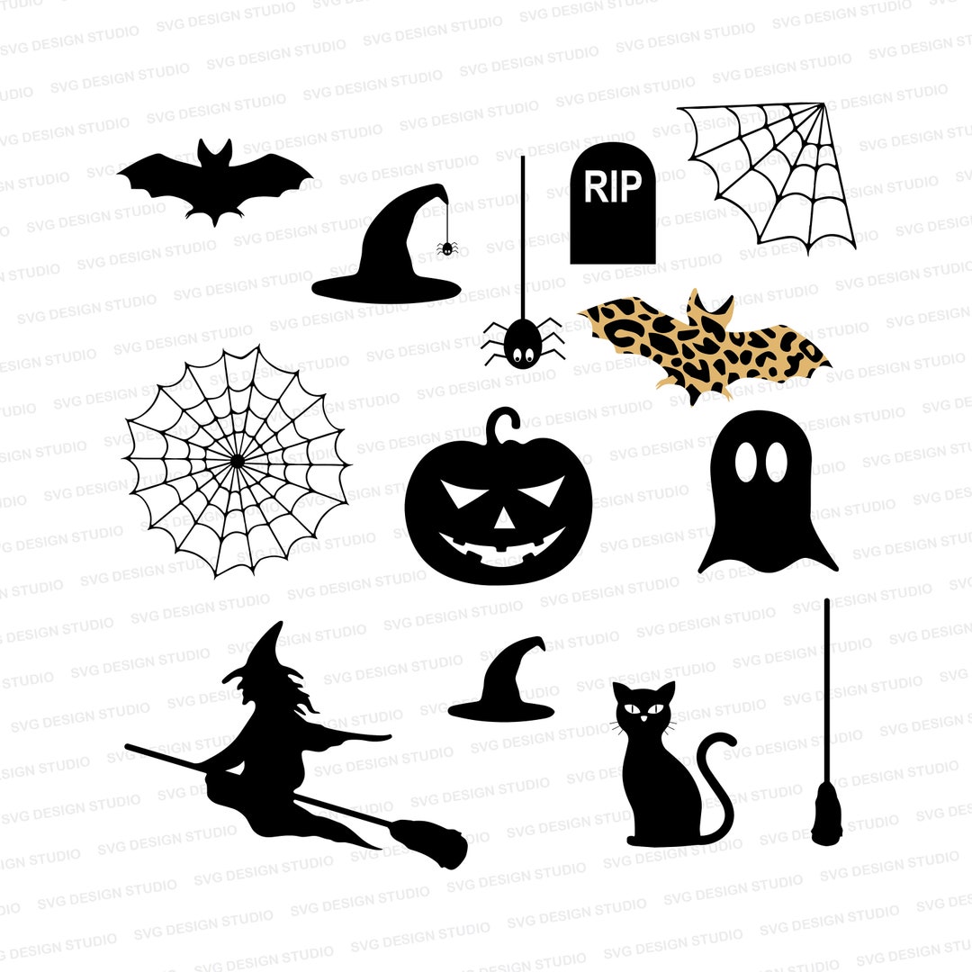 Halloween Assortment SVG | Halloween Cut Files | Halloween Cutter File ...