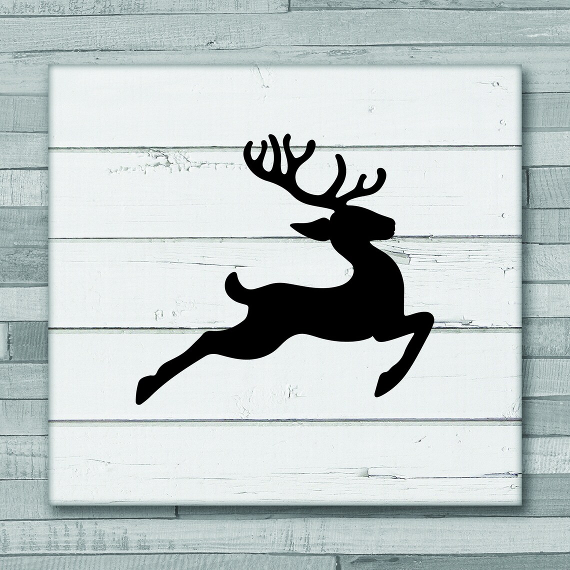 Silueta de reno SVG / Silueta de reno de Navidad SVG / Rudolph - Etsy ...