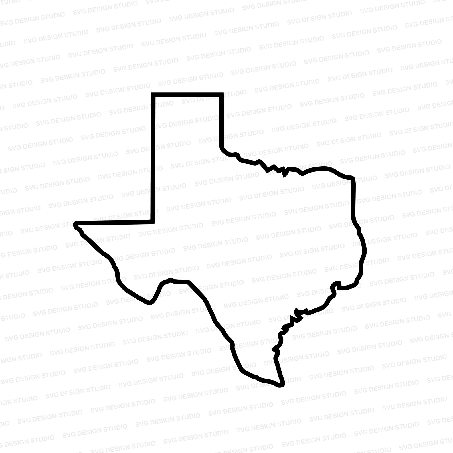 Texas SVG Leopard Texas Svg Black and Outline State Svg - Etsy