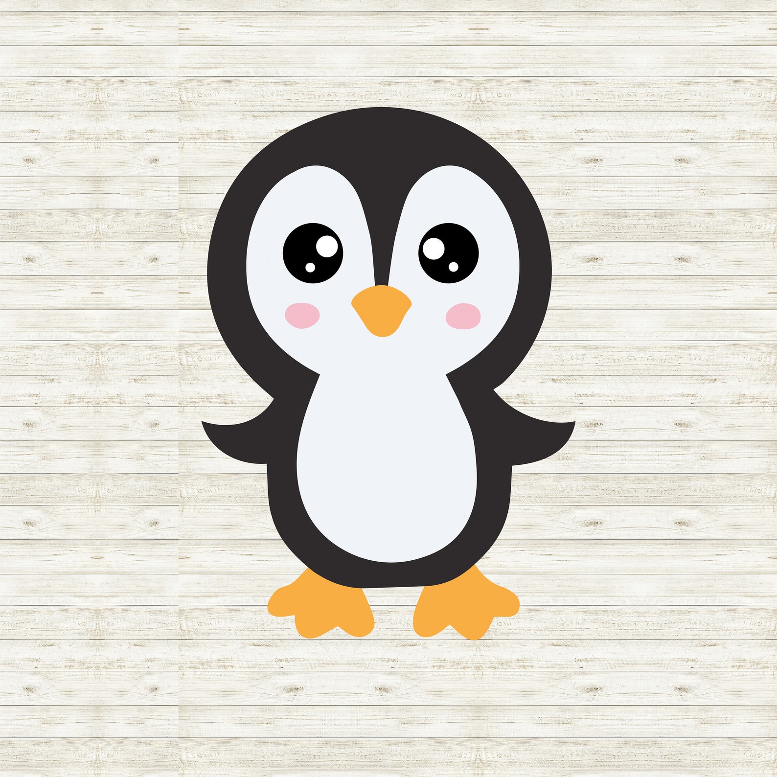 Penguin Svg, Vectored Penguin, Penguin Svg Files for Cricut Silhouette ...
