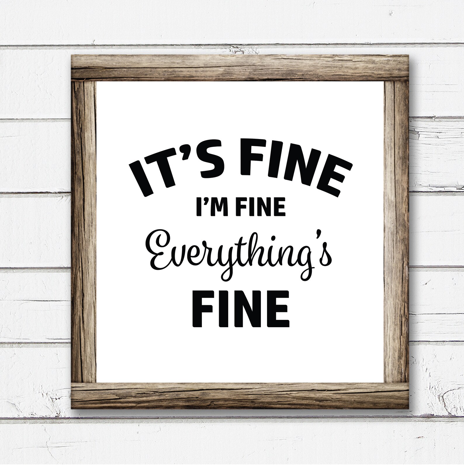 It's Fine I'm Fine Everything's Fine SVG, All Good Svg, I'm Fine Svg ...
